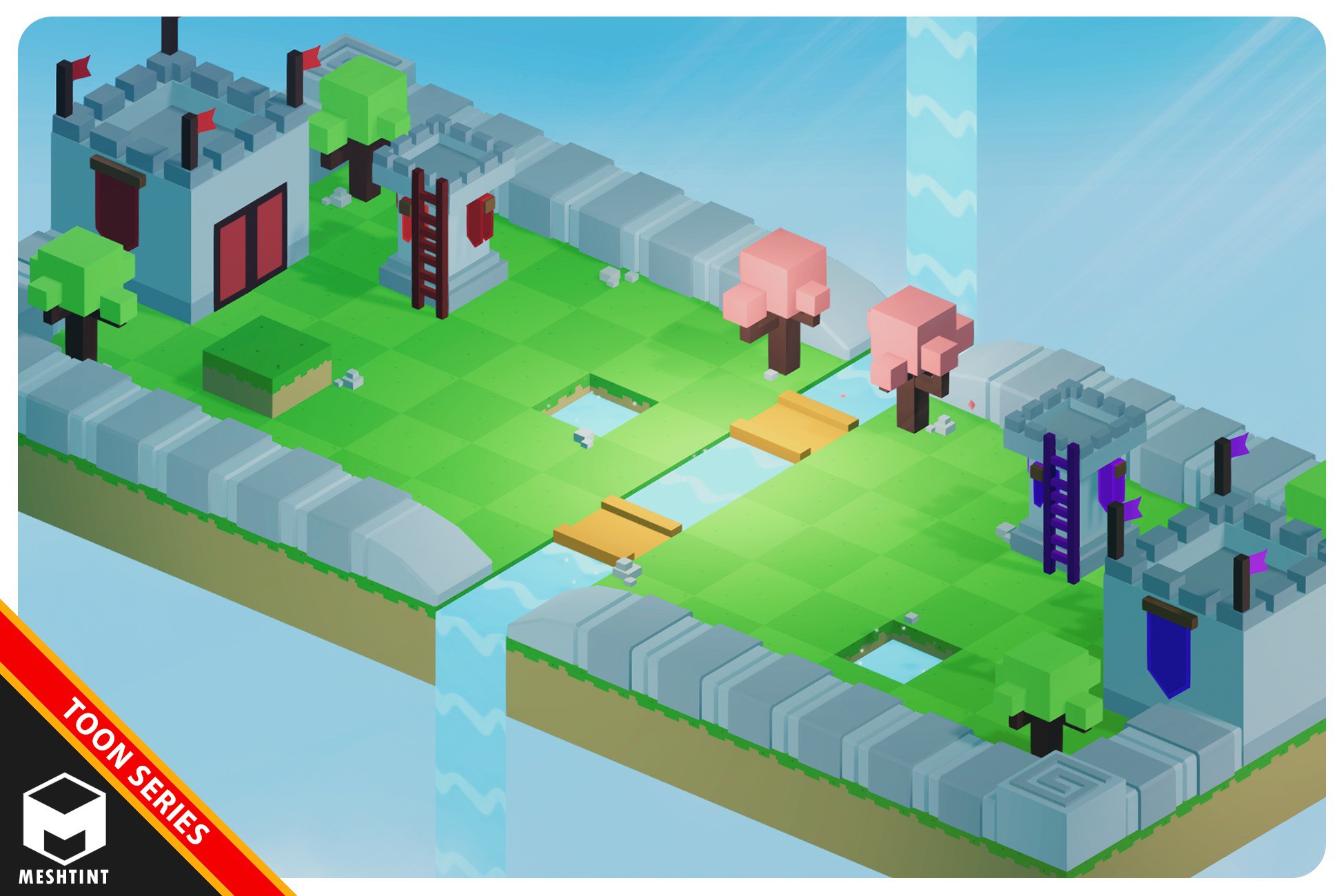 Battleground Forest Toon Series | 3D Fantasy | Unity Asset Store