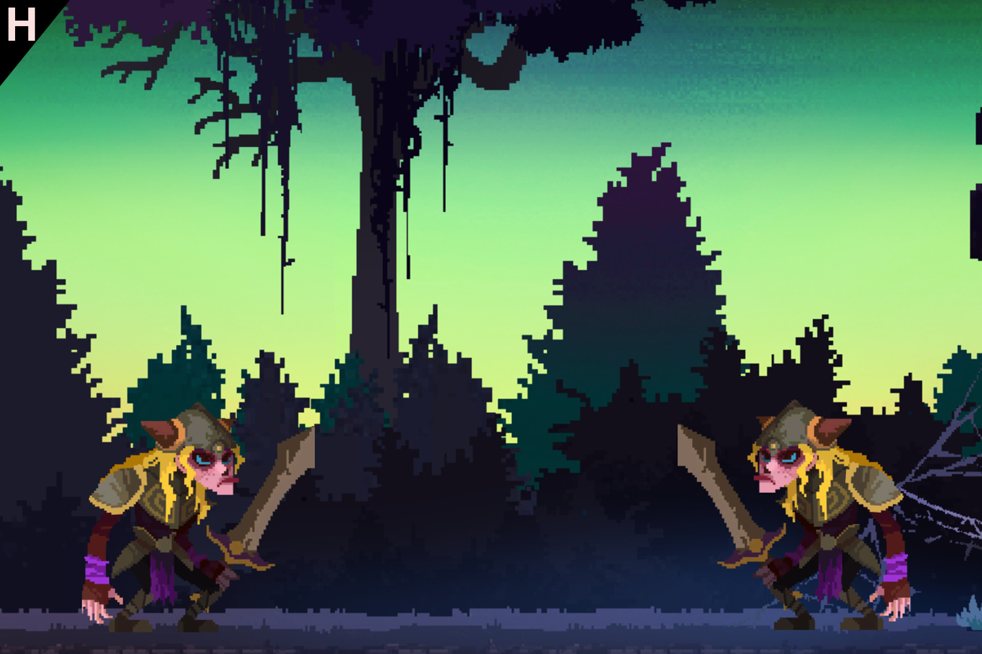 Pixel Warrior - Female | 2D キャラクター | Unity Asset Store