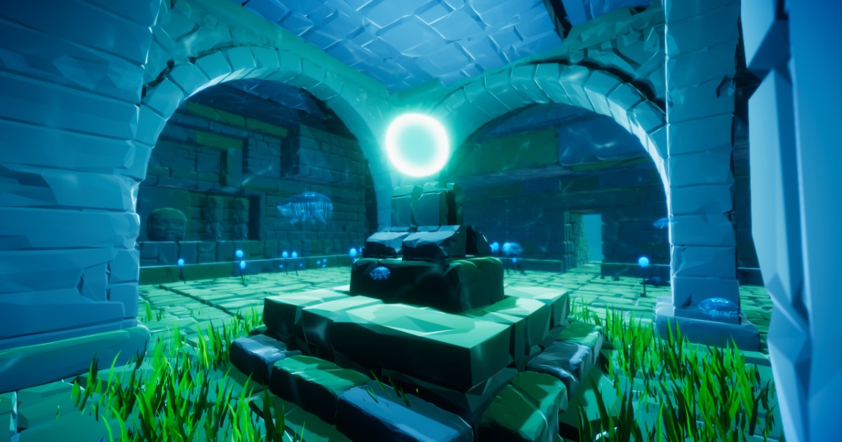 Poly Style Low Poly Ocean Pack 2 - Atlantis Temple | 3D Fantasy | Unity ...