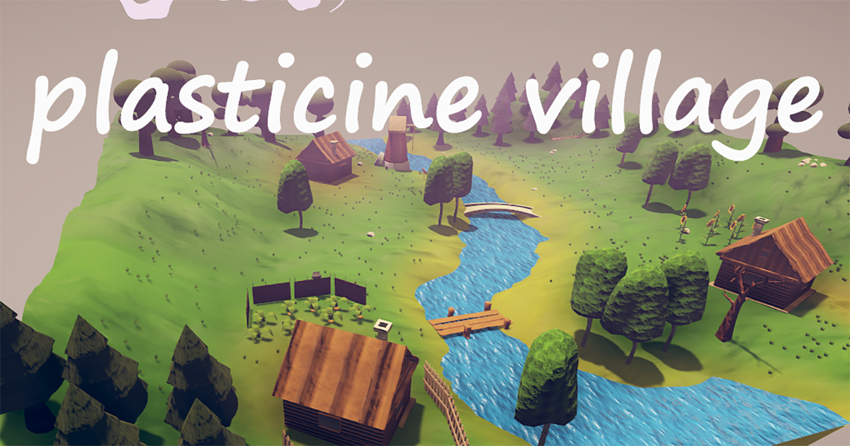 Plasticine Village Models Pack | 3D Fantasy | Unity Asset Store