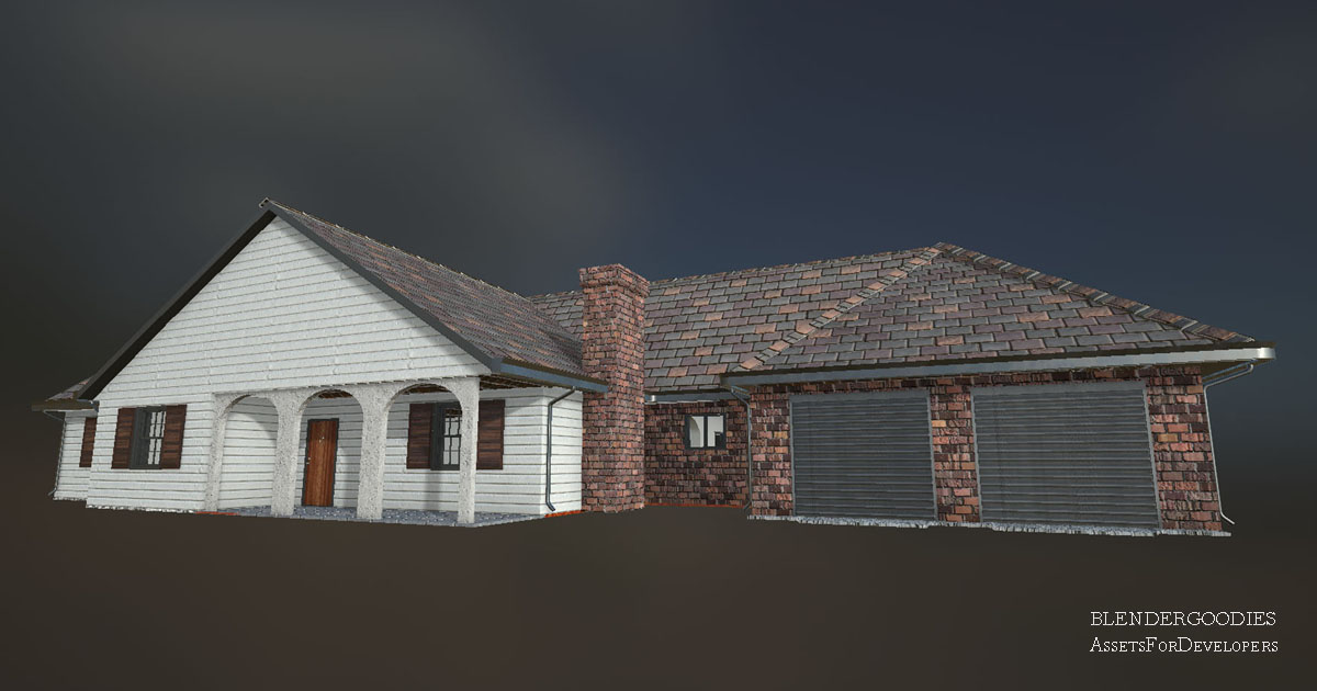 House_and_Flat | 3D Props | Unity Asset Store