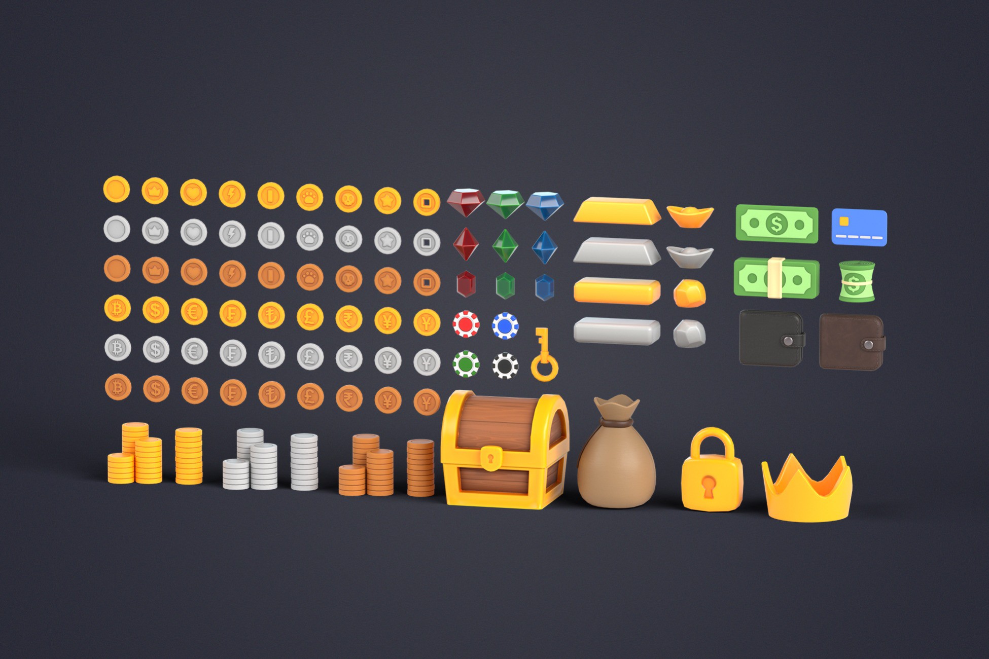 Treasure and Reward Pack | 3D Props | Unity Asset Store