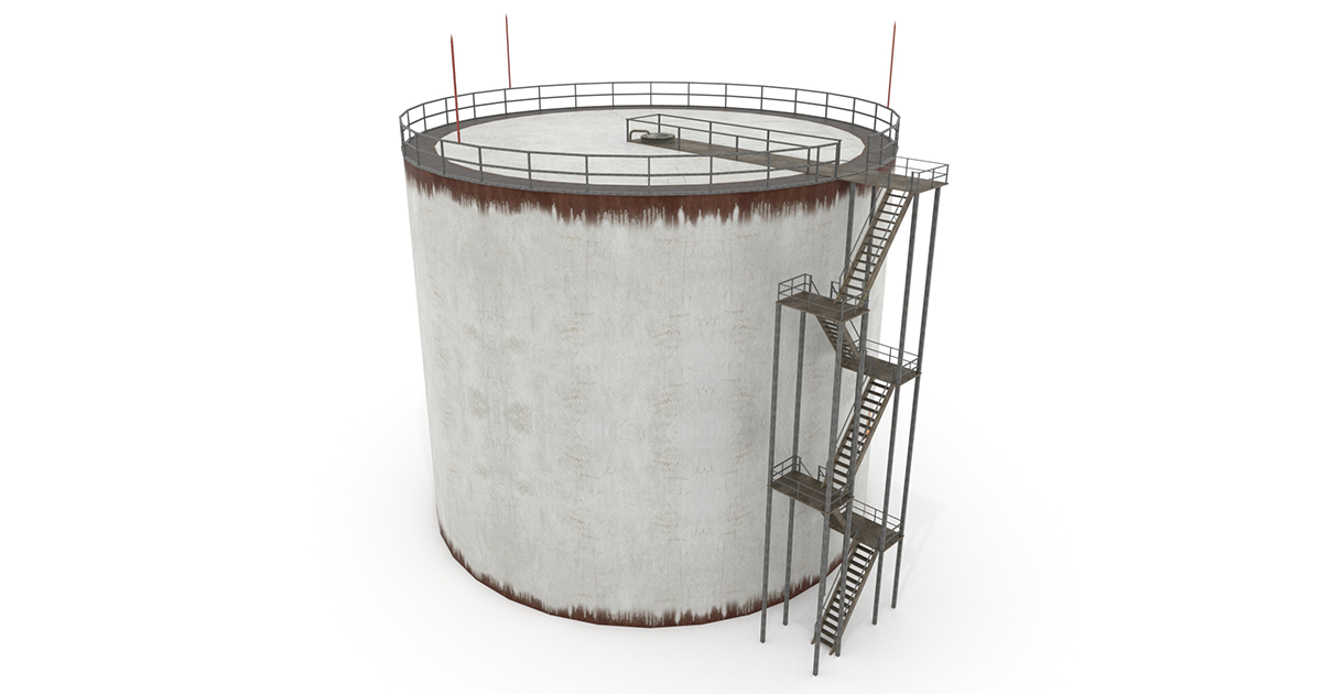 Oil Tank - Silo | 3D 공장 | Unity Asset Store