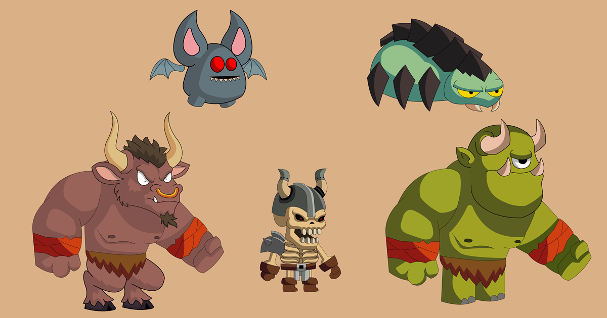 Monsters Box | 2D Characters | Unity Asset Store