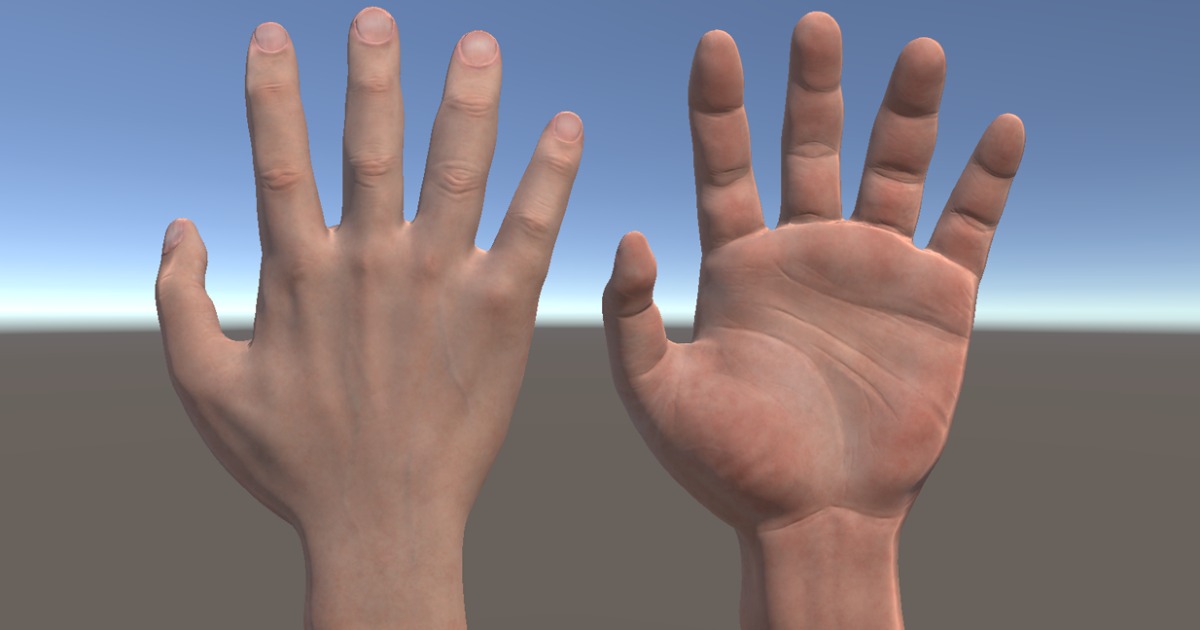 VR Male Hand (Left & Right) | 3D Humanoids | Unity Asset Store