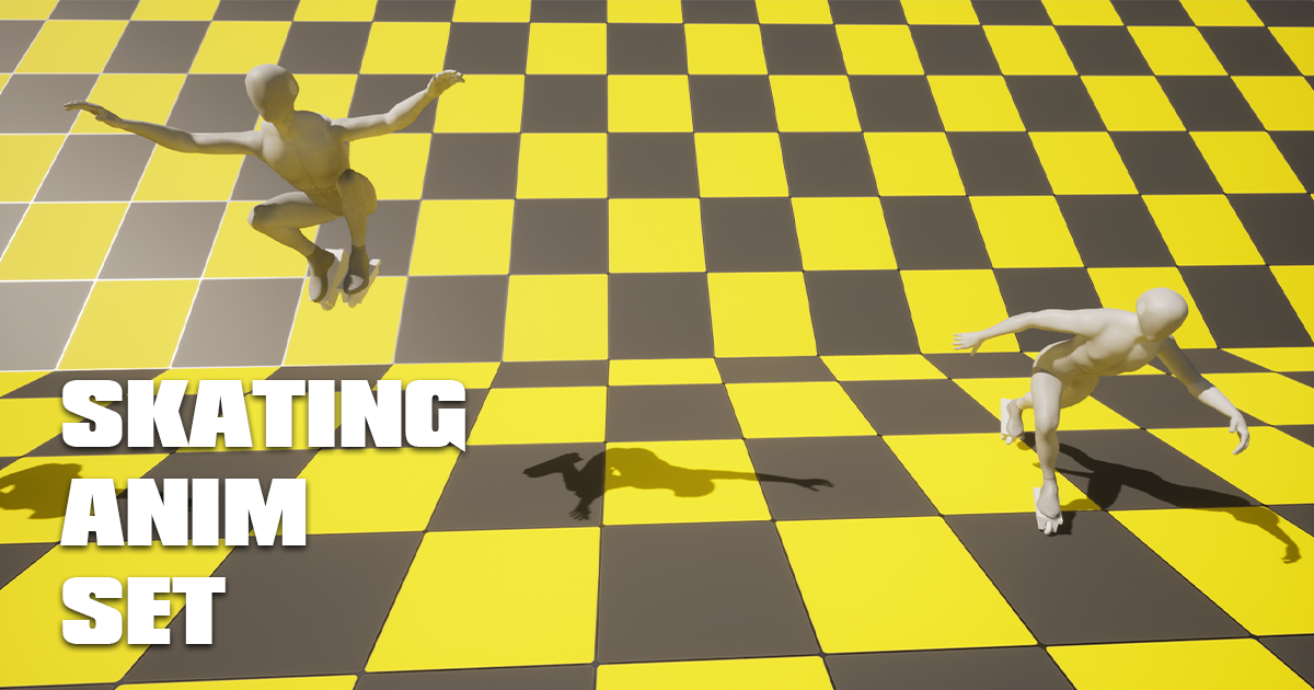 Skating Anim Set | 3D 动画 | Unity Asset Store