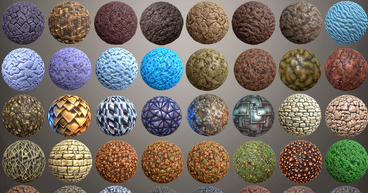 Stylized Texture Pack - VOL.02 Textures | 2D Textures & Materials ...