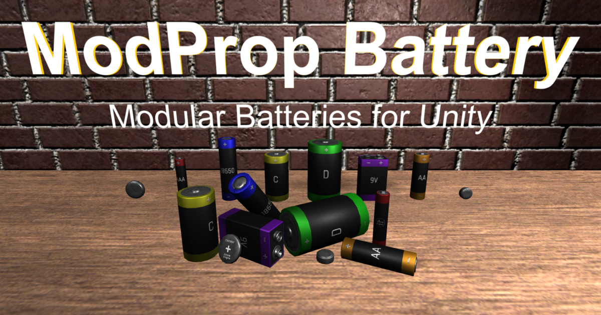 ModProp Battery | 3D Electronics | Unity Asset Store
