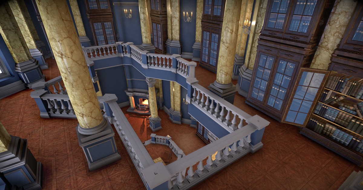 Low Poly Interior, Living Room Pack with Silver holloware service set ...