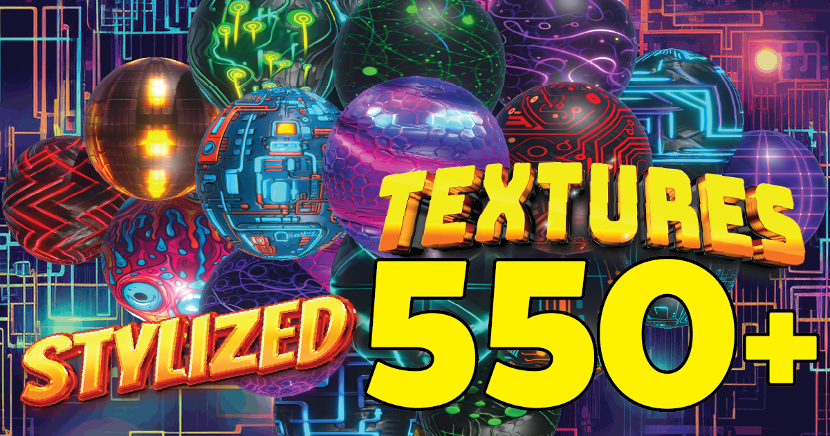 550+ Cyberpunk Material Collection Vol 2 | 2D Textures & Materials ...