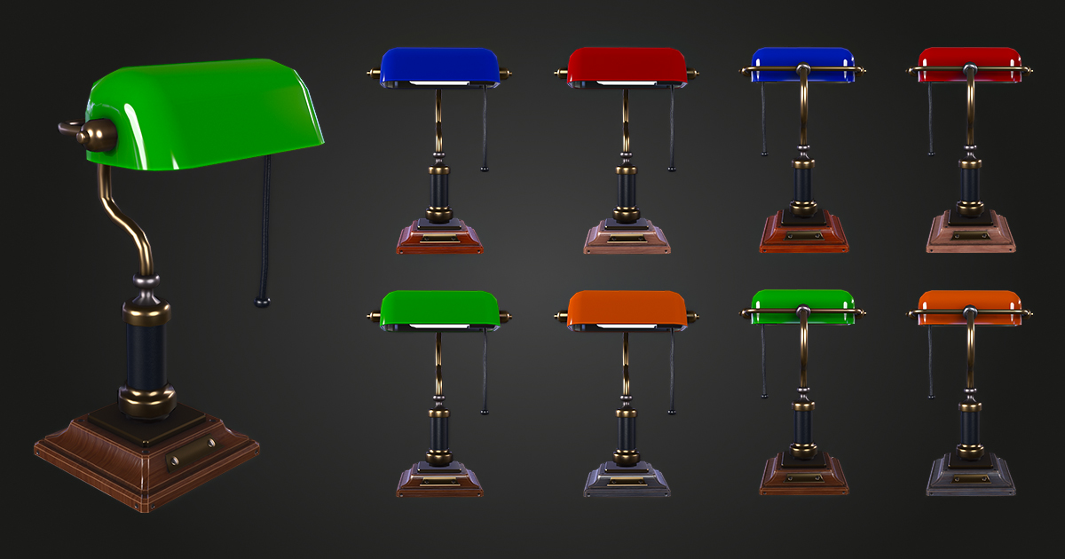 Desk Lamp Vol. 1 | 3D Props | Unity Asset Store