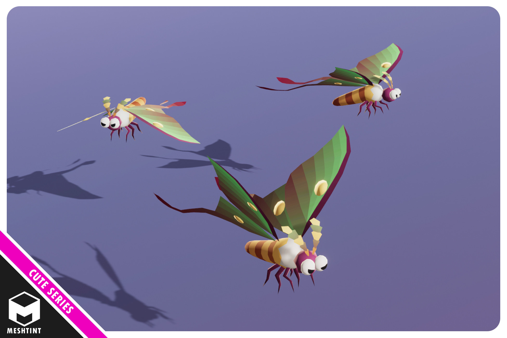 Moth Luna Cute Series | Characters | Unity Asset Store
