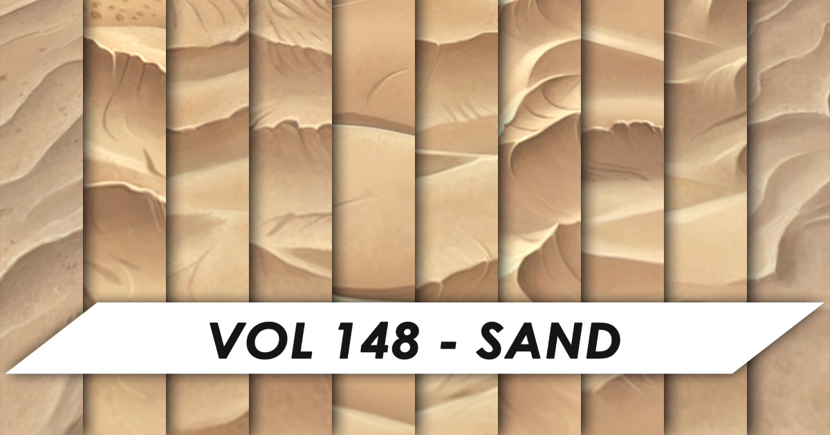 Stylized Textures - Vol 148 - Sand | 2D Textures & Materials | Unity ...