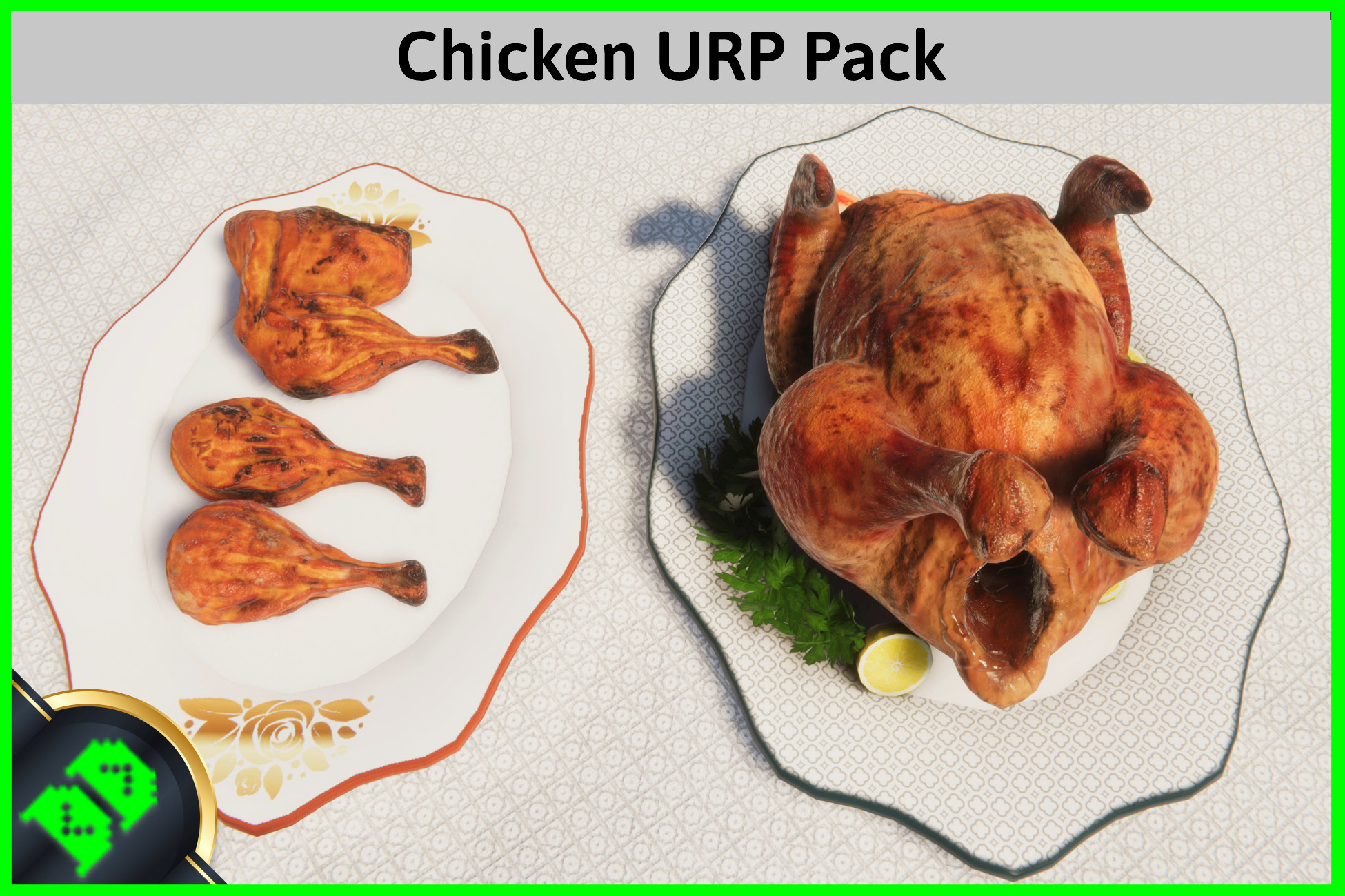 Chicken URP Pack | 3D 食べ物 | Unity Asset Store