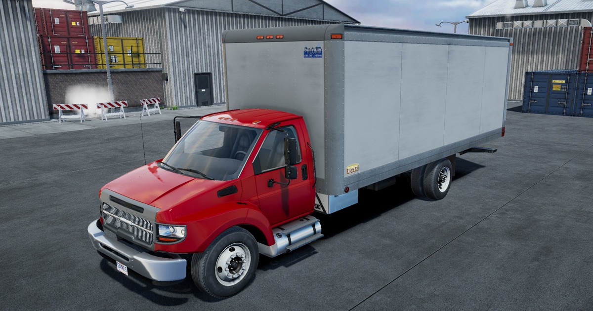 Modern Box Truck | 3D Vehicles | Unity Asset Store