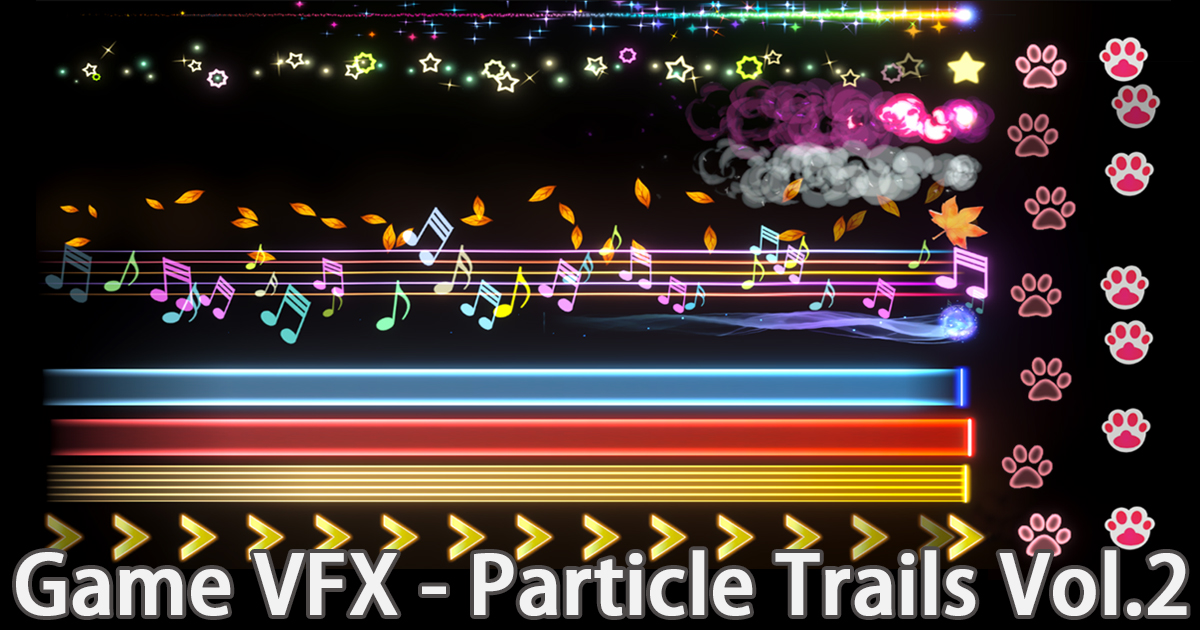 Game VFX - Particle Trails Collection Vol.2 | VFX Particles | Unity ...