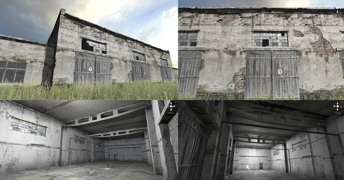 Warehouse Building Garage | 3D Industrial | Unity Asset Store