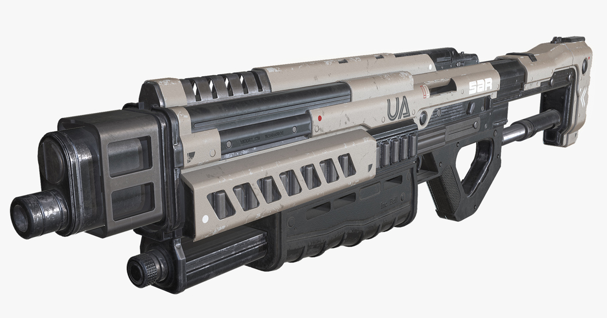 Sci Fi Shotgun A | 3D Guns | Unity Asset Store