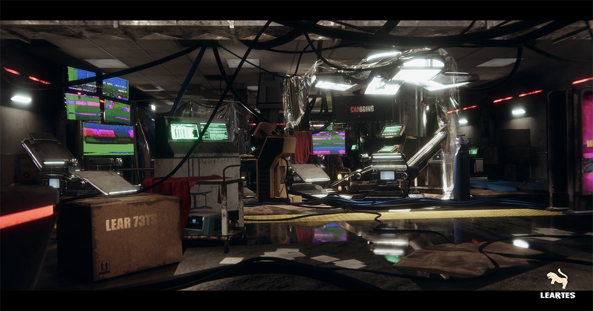 CyberPunk Laboratory / Research Center Interior Kitbash | 3D Sci-Fi ...