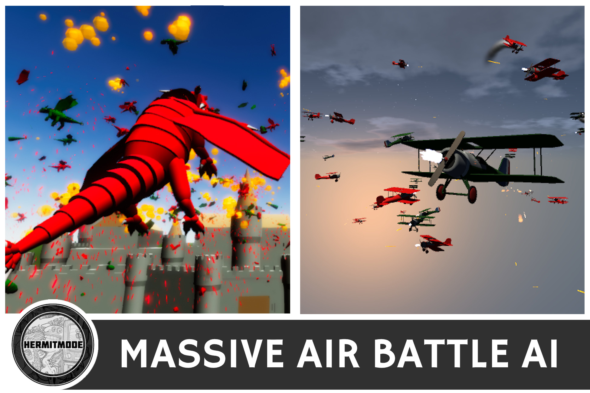 Massive Air Battle AI | 행동 AI | Unity Asset Store Massive Air Battle AI | 행동 AI | Unity Asset Store