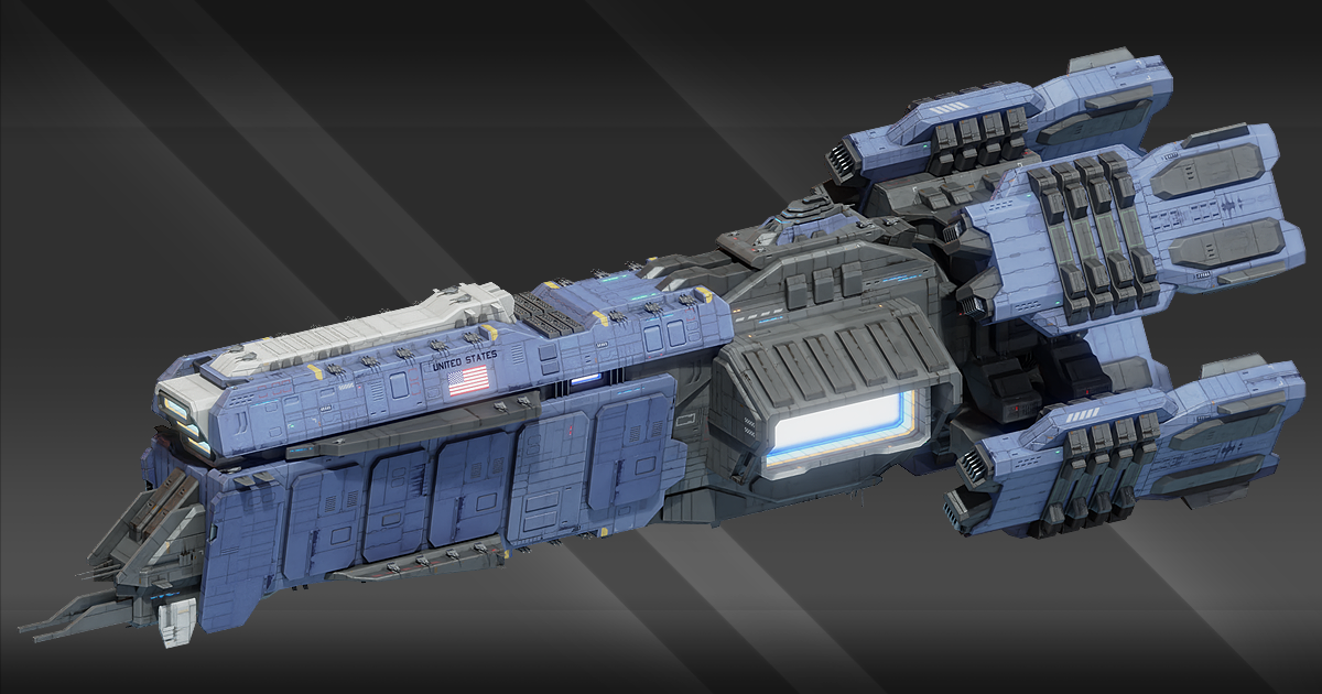 USSN Freedom Class Dreadnought | 3D Space | Unity Asset Store