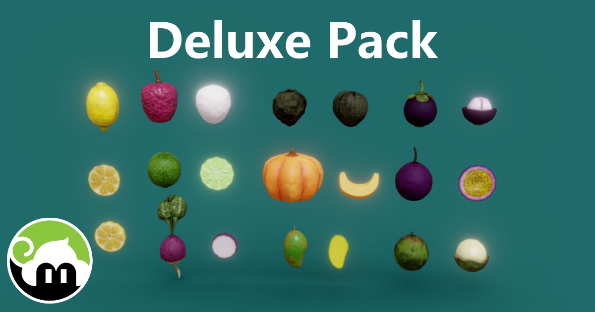 3D Fruit Pack Deluxe | 3D Food | Unity Asset Store