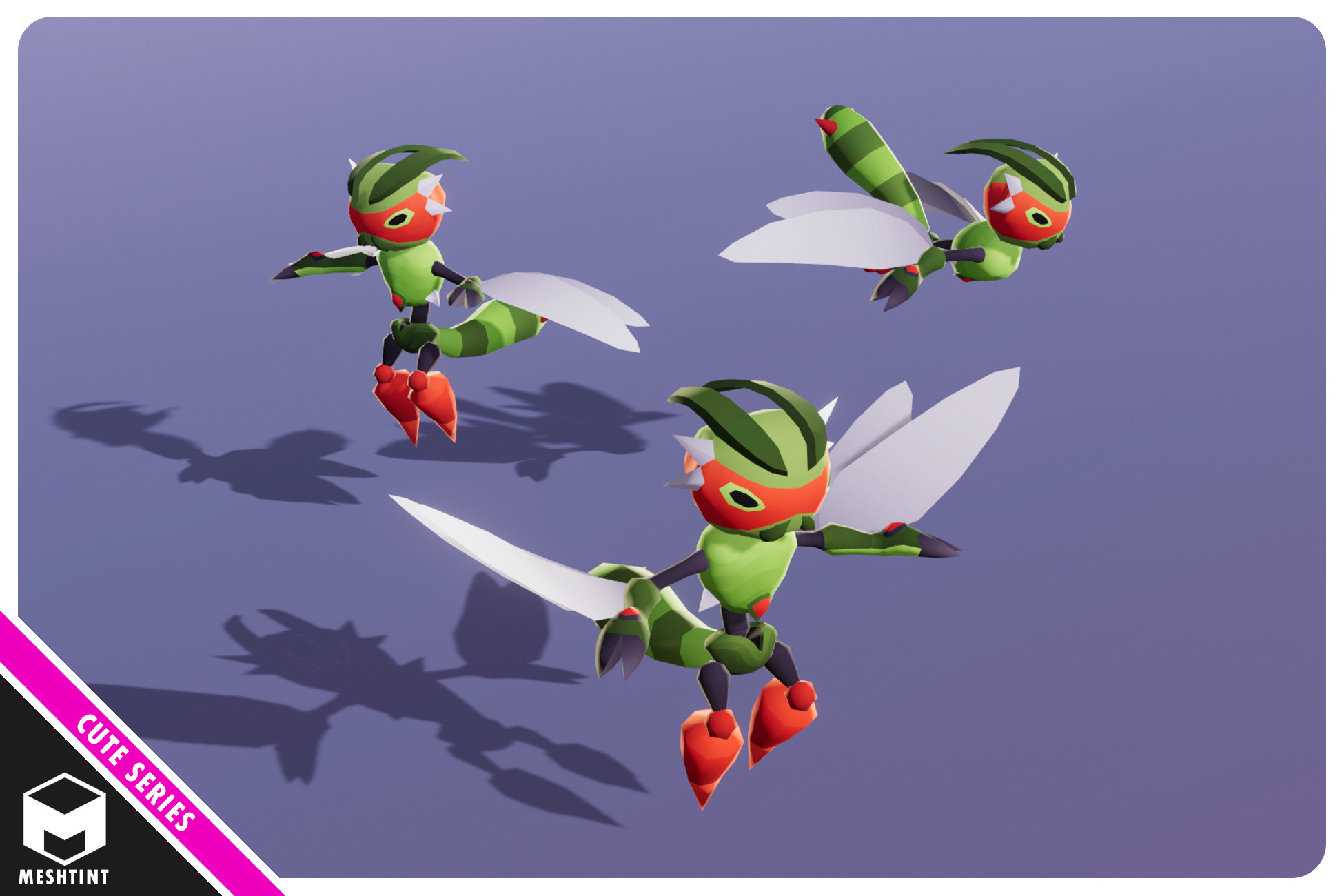 Dragonfly Swift Cute Series | 3D Creatures | Unity Asset Store