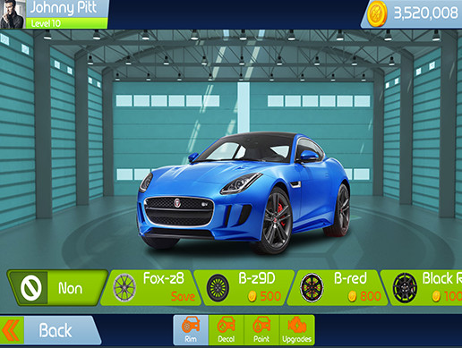 Racing Game Graphics CxS (GUI Skin 13) | 2D GUI | Unity Asset Store