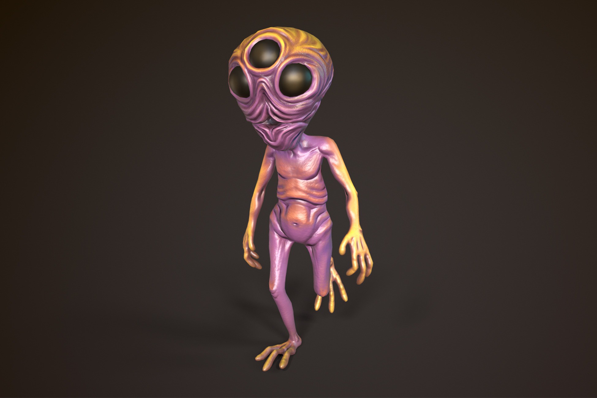 Alien three-eyed | Characters | Unity Asset Store