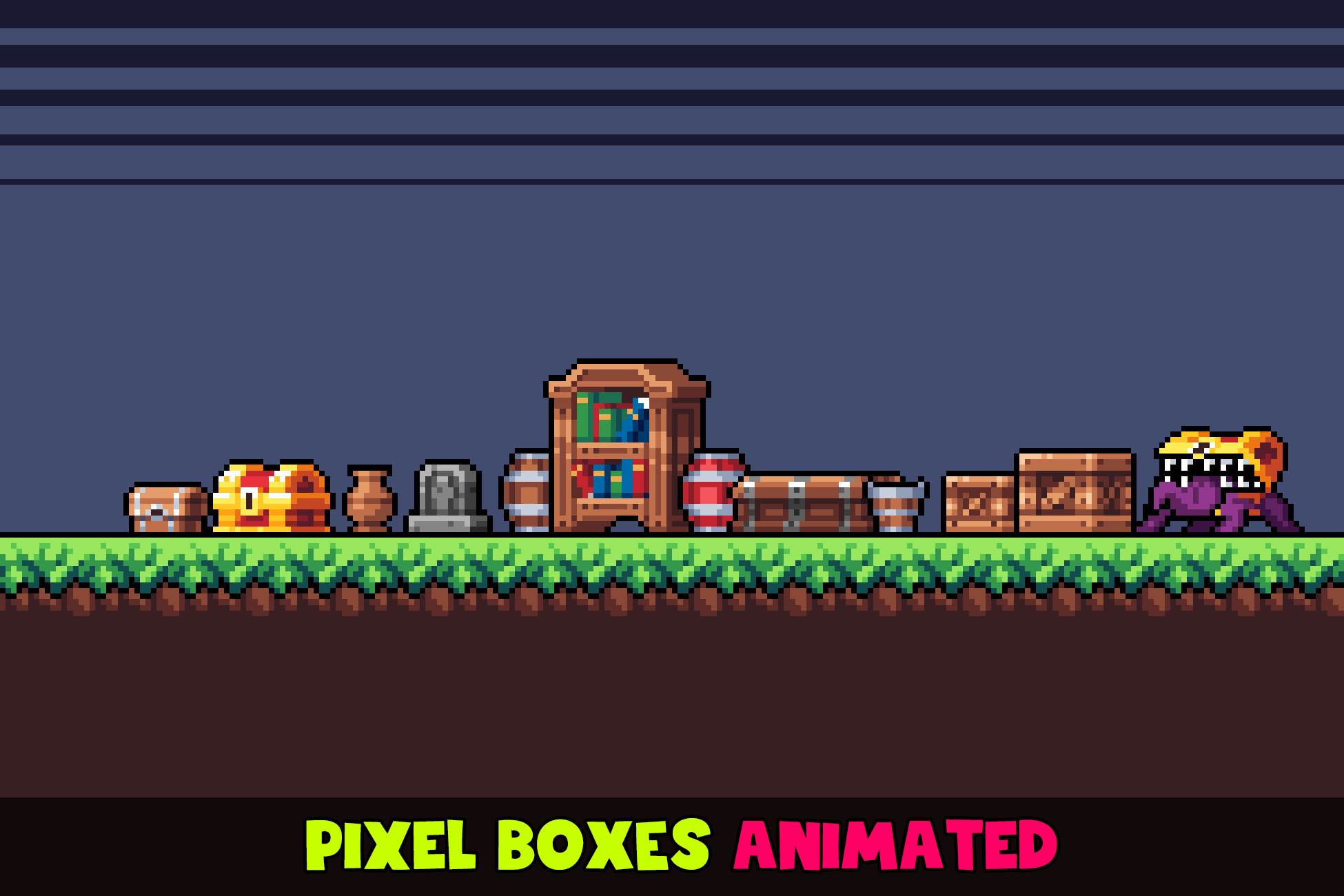 Pixel Chestboxes & Props Pack #1 | 2D Characters | Unity Asset Store
