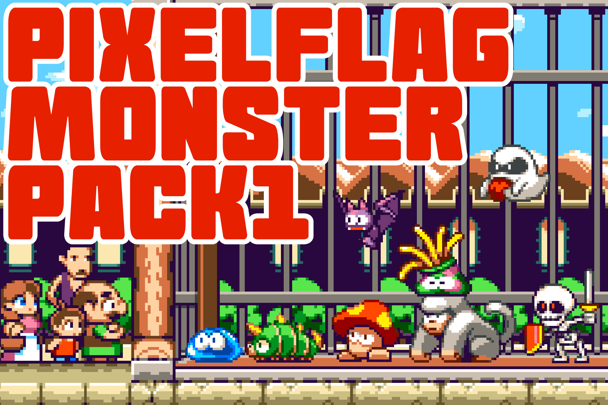 Pixelflag Monster Pack1 | 2D Characters | Unity Asset Store