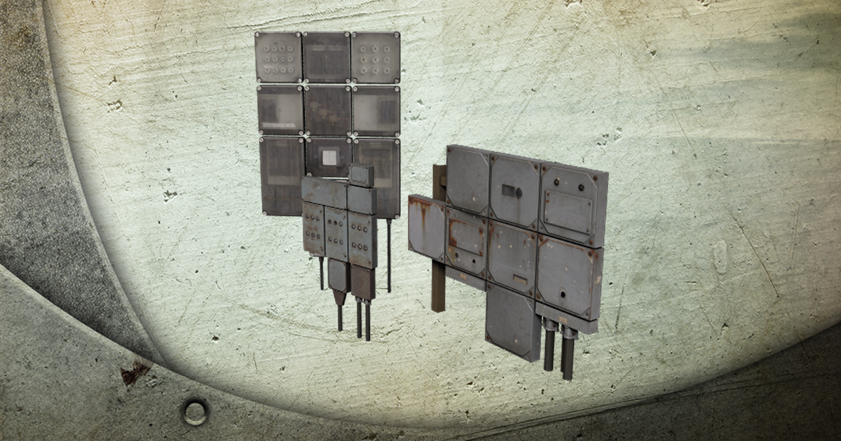 Power Supply Props | 3D 산업도구 | Unity Asset Store