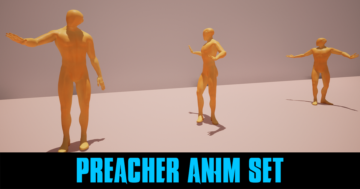 Preacher Anim Set | 3D Animations | Unity Asset Store