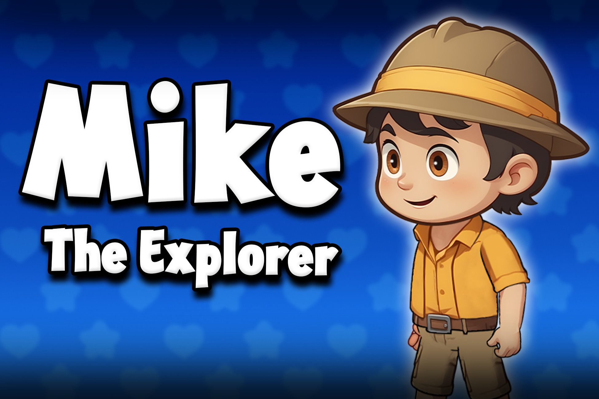 Mike The Explorer 2D Animated Character (Pro Series) | 2D Characters ...