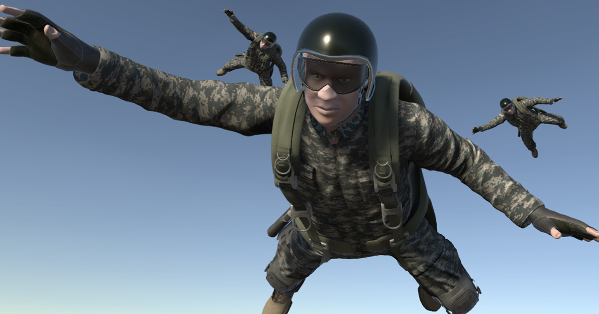 Marine Paratrooper | Characters | Unity Asset Store