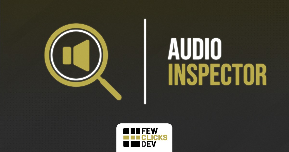 Audio Inspector | Utilities Tools | Unity Asset Store