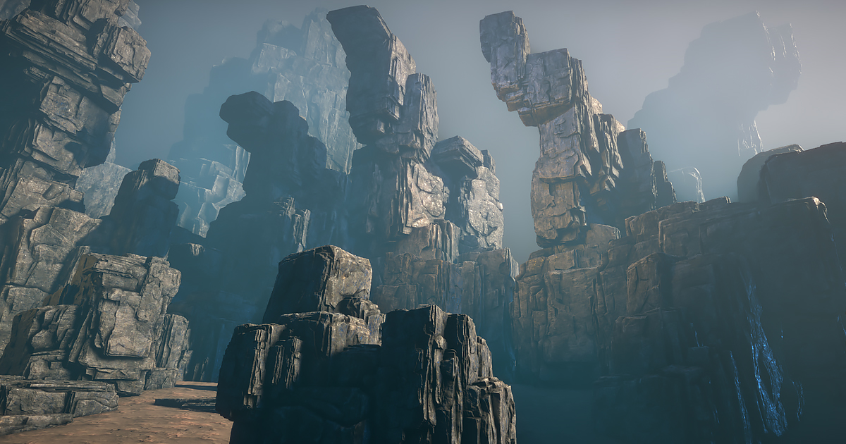Blocked rocks | 3D Landscapes | Unity Asset Store