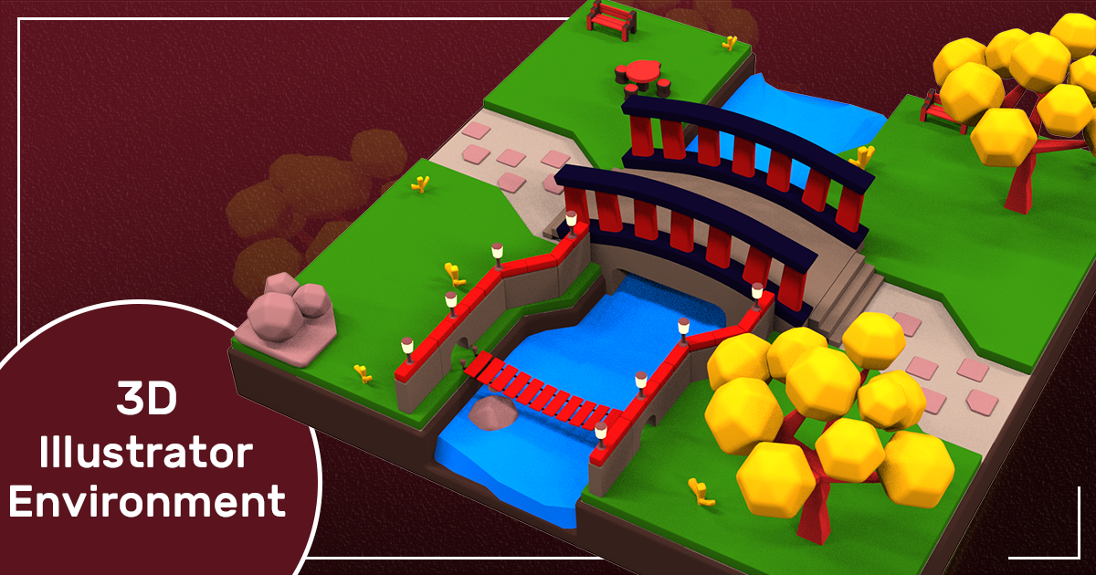 3d illustrator Environment Prototype Model | 3D Fantasy | Unity Asset Store