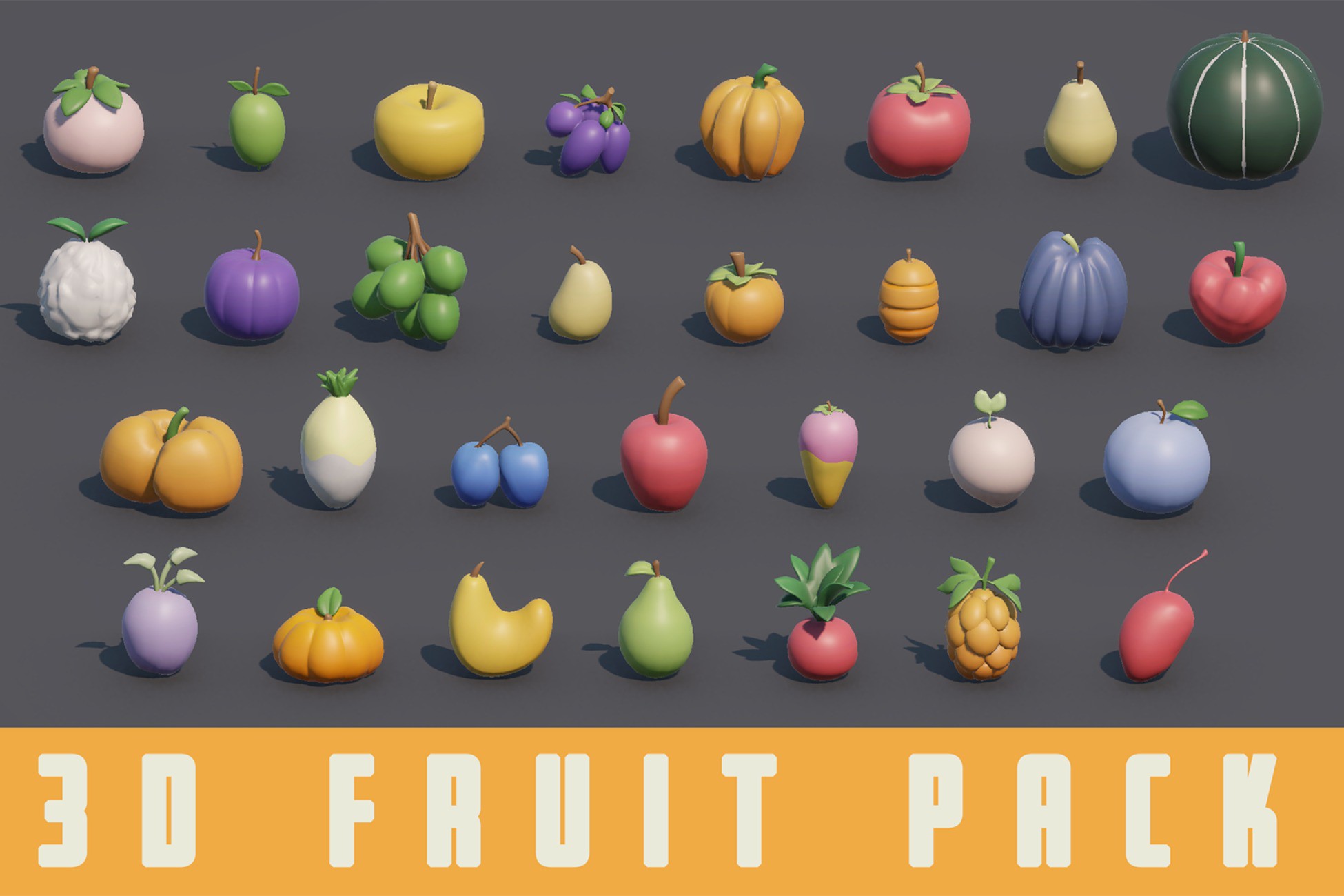 3D Fruit Mega Pack | 3D Props | Unity Asset Store