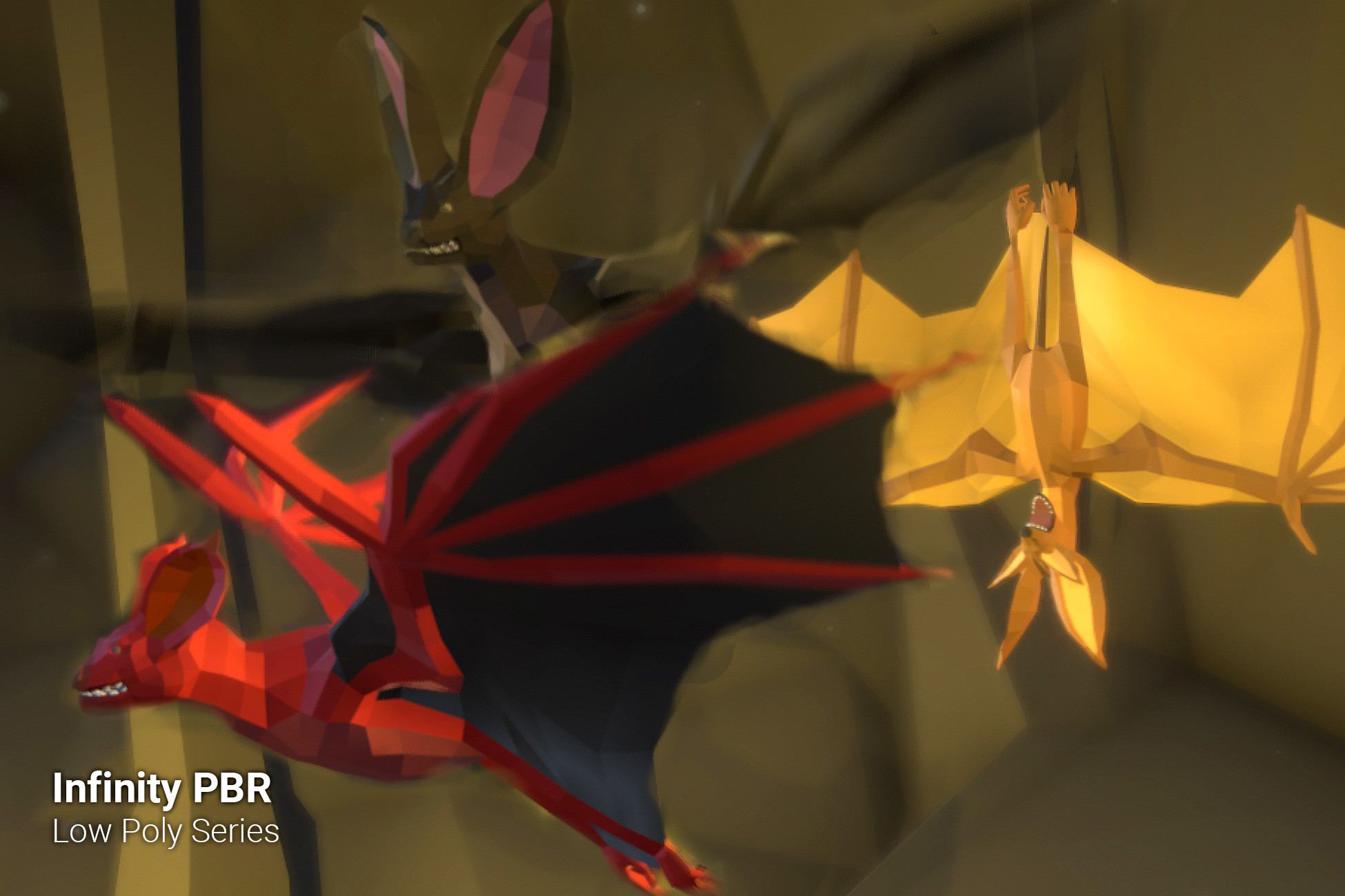 Low Poly Character - Bats - Fantasy RPG | Characters | Unity Asset Store