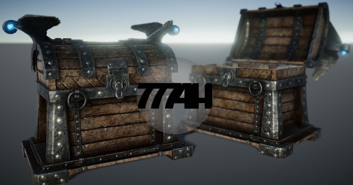Woodland Cave Treasure Chest | 3D Props | Unity Asset Store