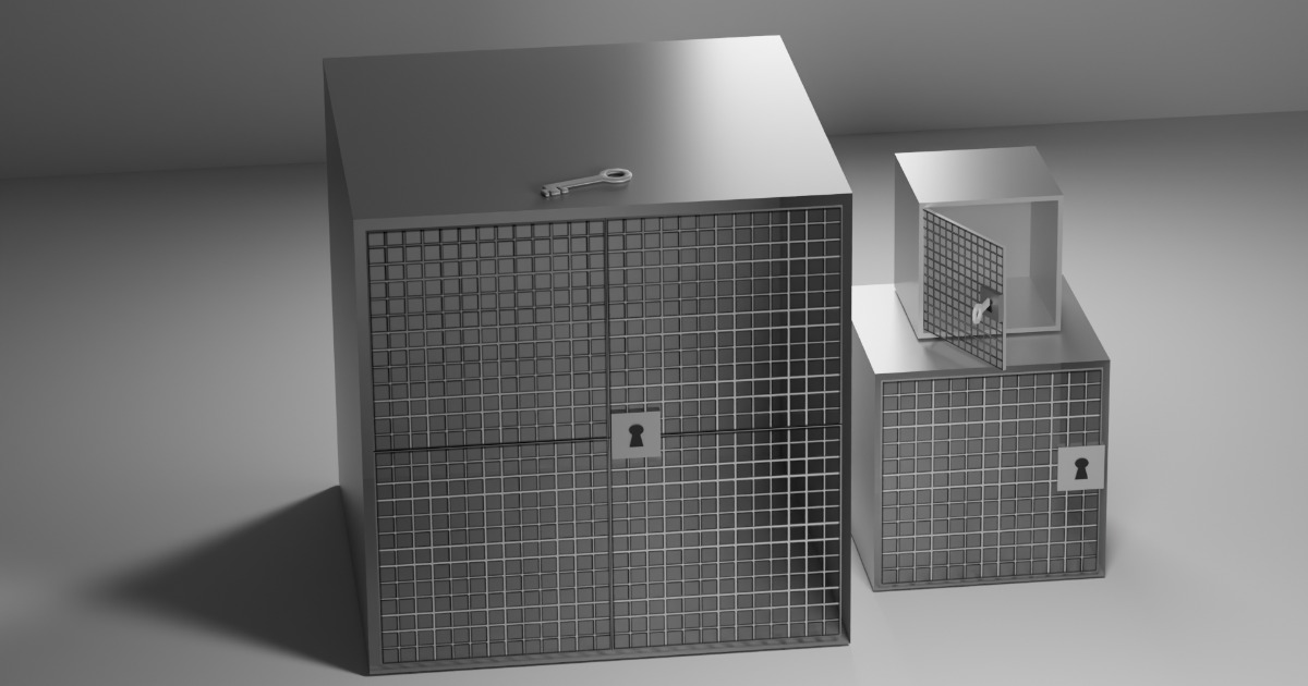 Lockable Containers: Cages | 3D Props | Unity Asset Store
