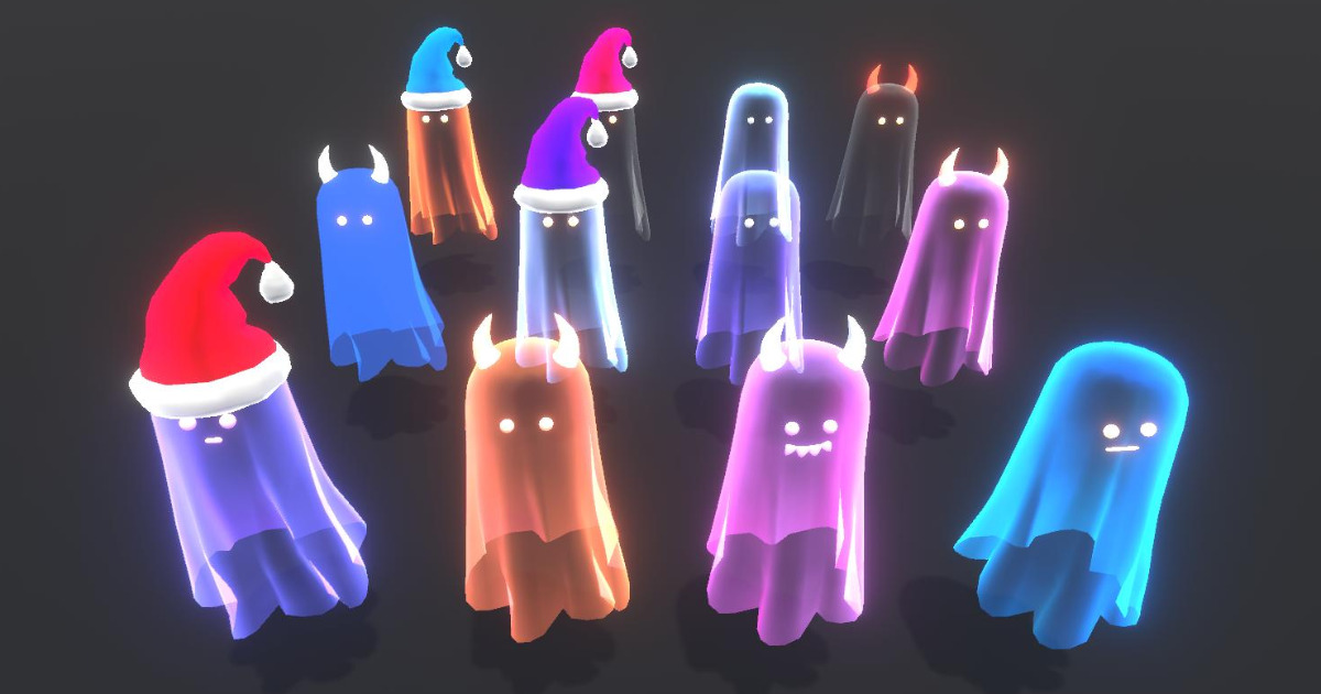 Little Ghost (Beauty Cute)MINI | 3D Characters | Unity Asset Store