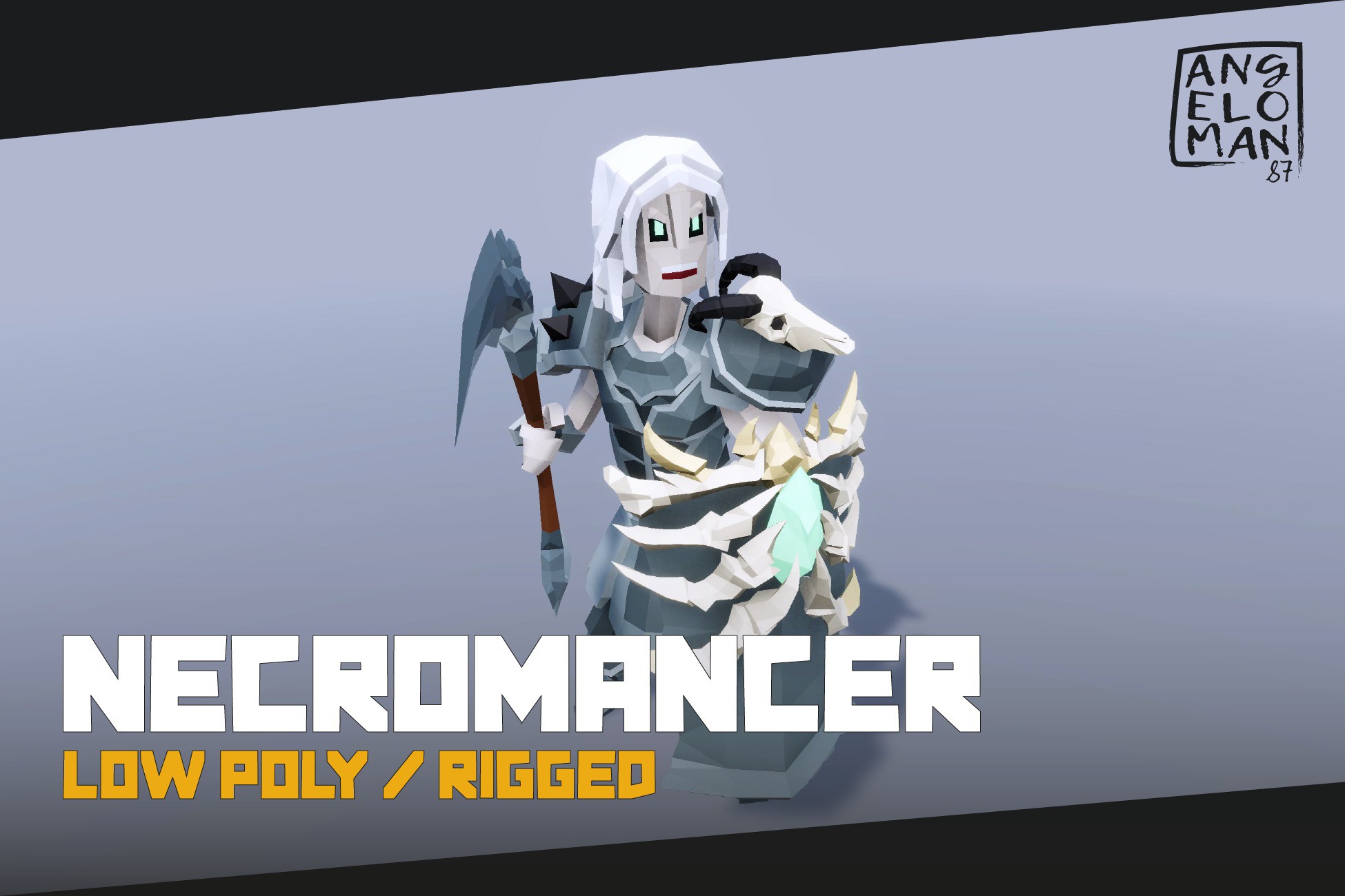Low Poly Necromancer | 3D Characters | Unity Asset Store