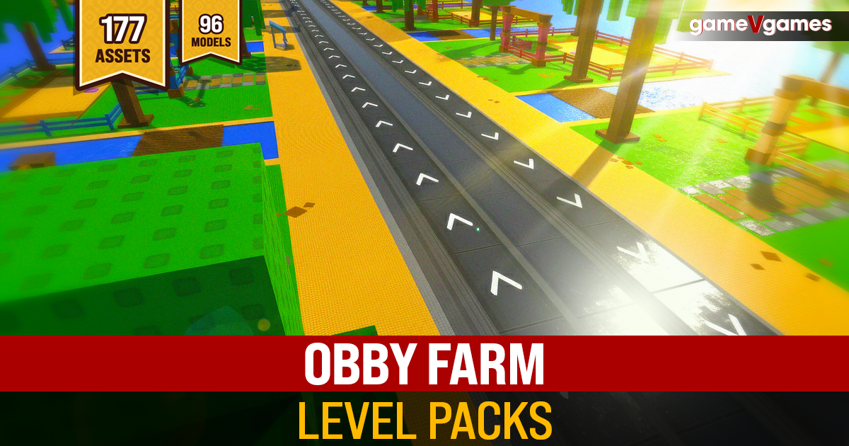Build a Obby Farm Level Pack | 3D Environments | Unity Asset Store
