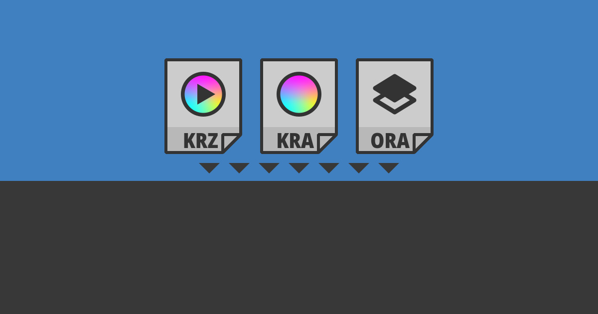 Importer for Krita and OpenRaster + animation and image converter | 기능 ...