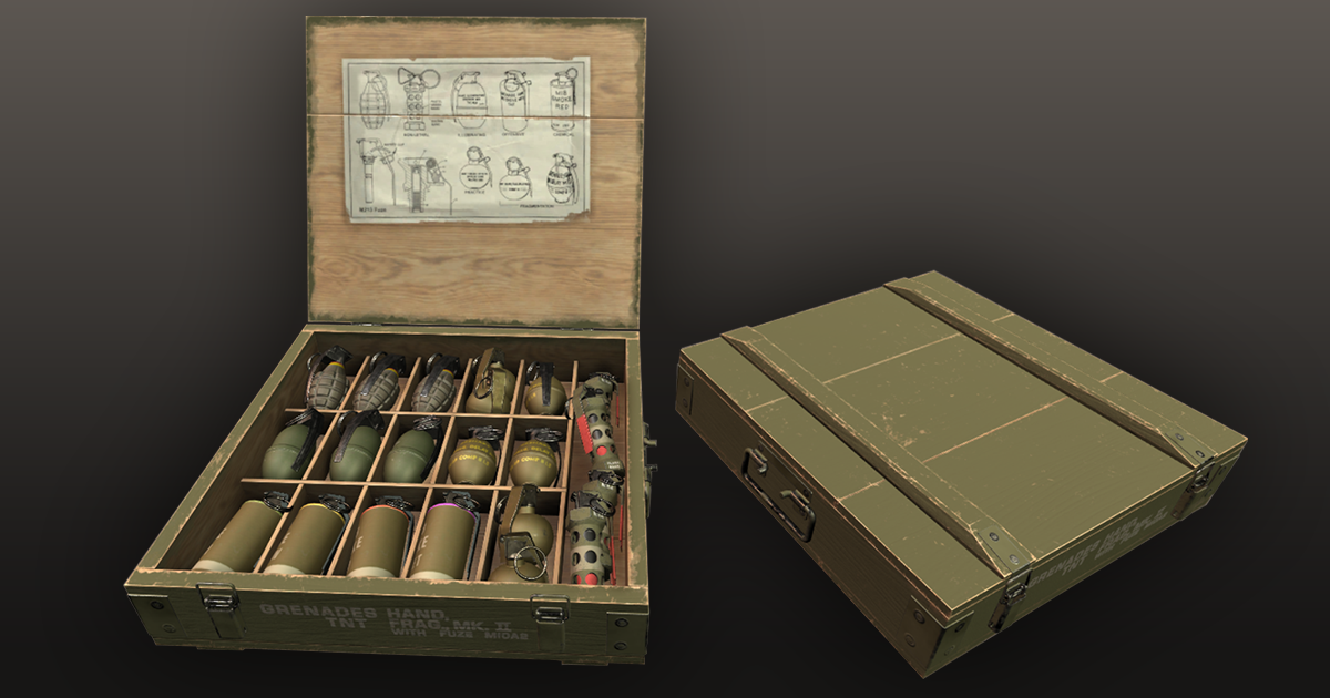 Tactical Grenades | 3D Weapons | Unity Asset Store