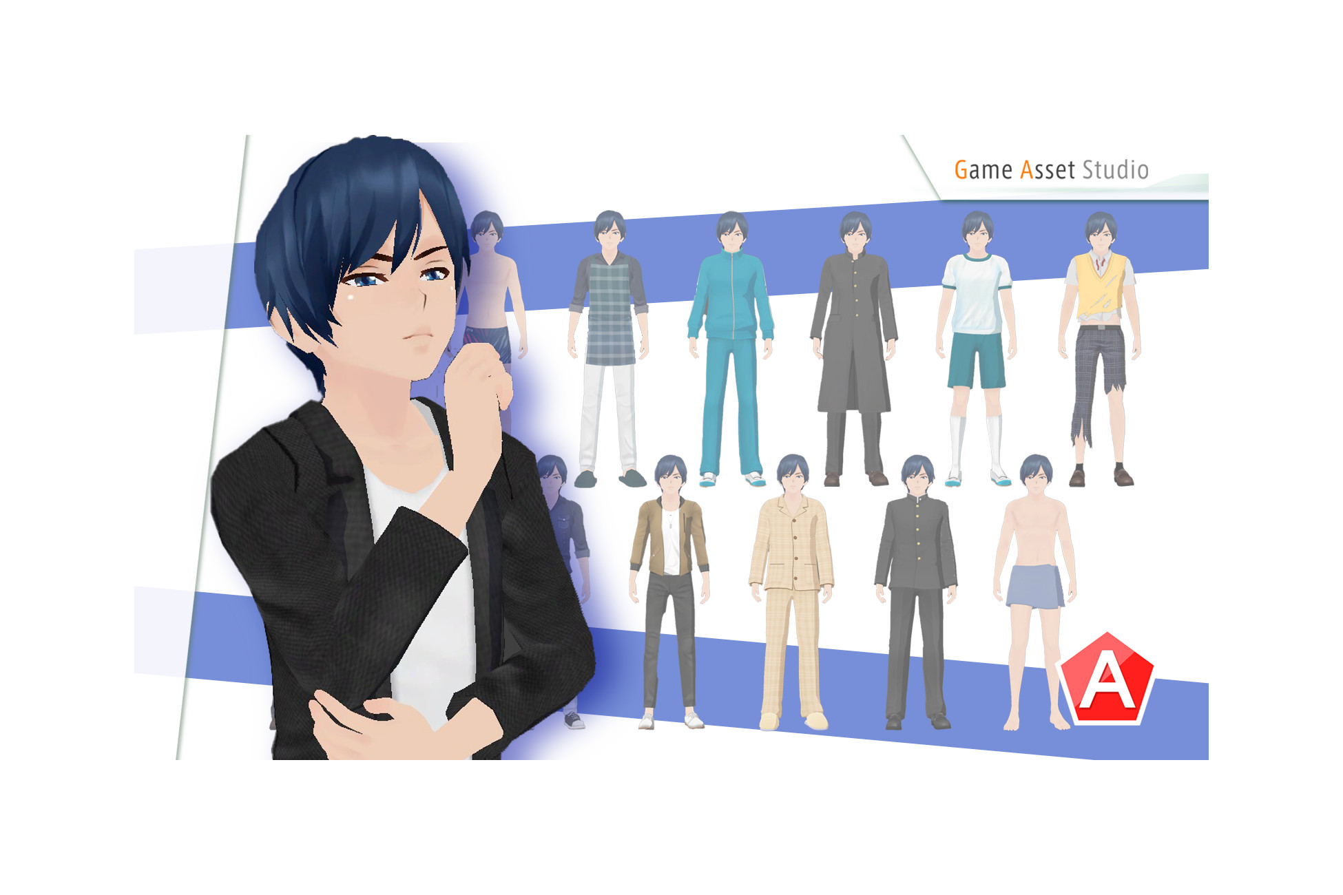 Koichiro Character Pack | Characters | Unity Asset Store