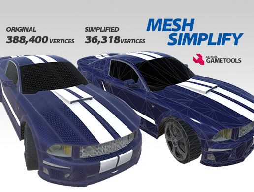 Mesh Simplify Modeling Unity Asset Store