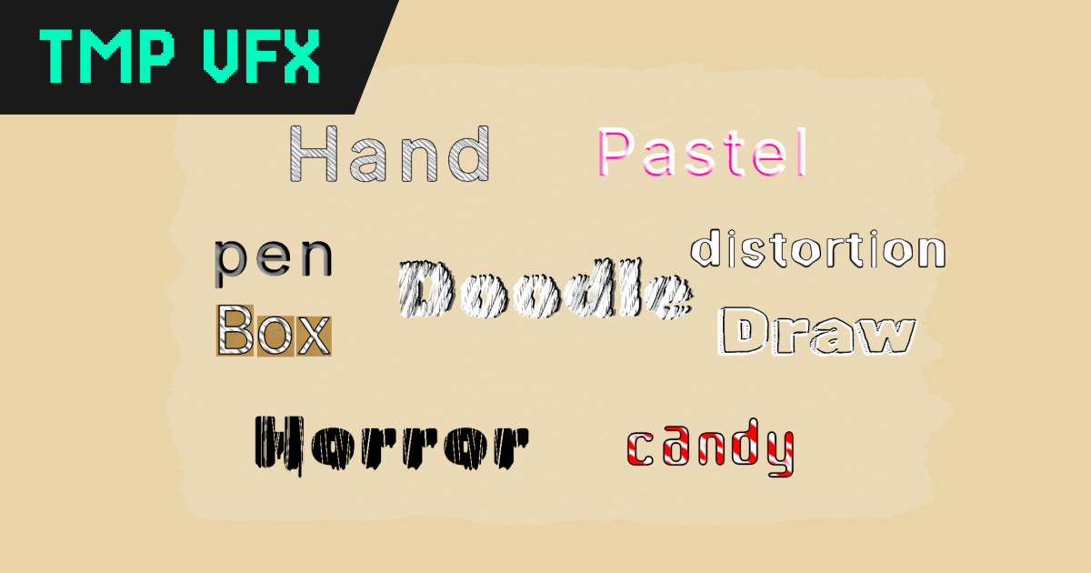 Doodle TMP VFX Pack -TextMeshPro | VFX Shaders | Unity Asset Store
